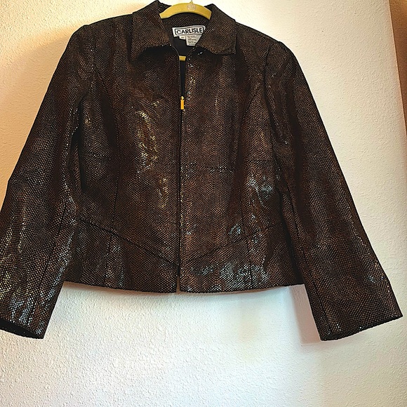 Carlisle | Jackets & Coats | Carlisle Classy Vintage Faux Bronze ...